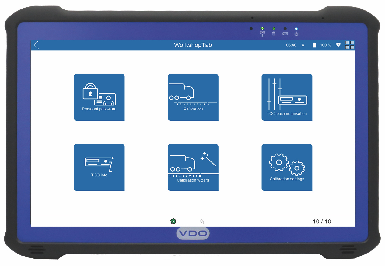The VDO WorkshopTab 2: The "all-in-one" solution.